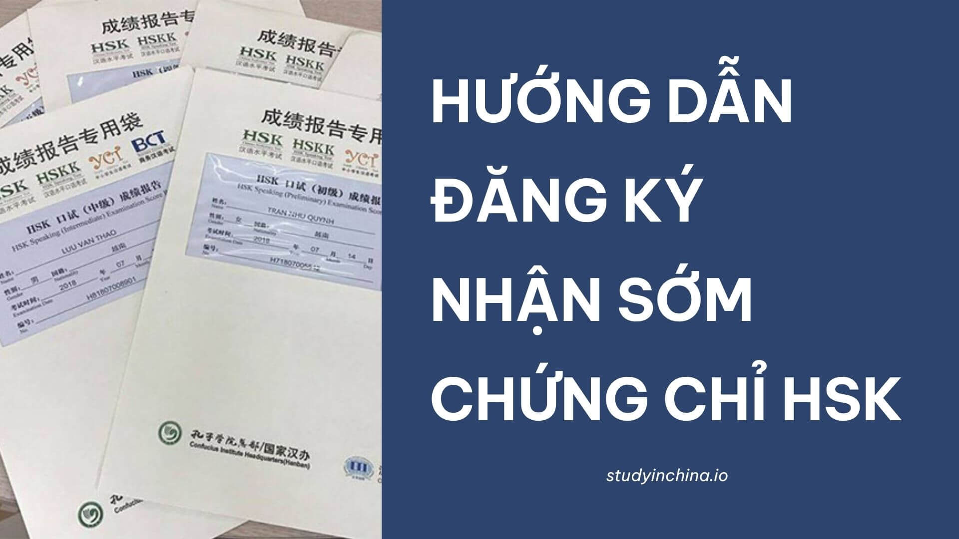 Guide to Early Registration for HSK-HSKK Certificates